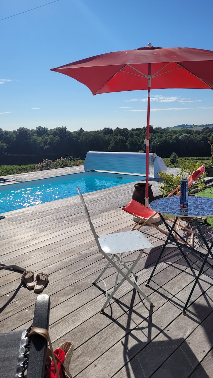 Maison Lumineuse Avec Piscine - Blaye