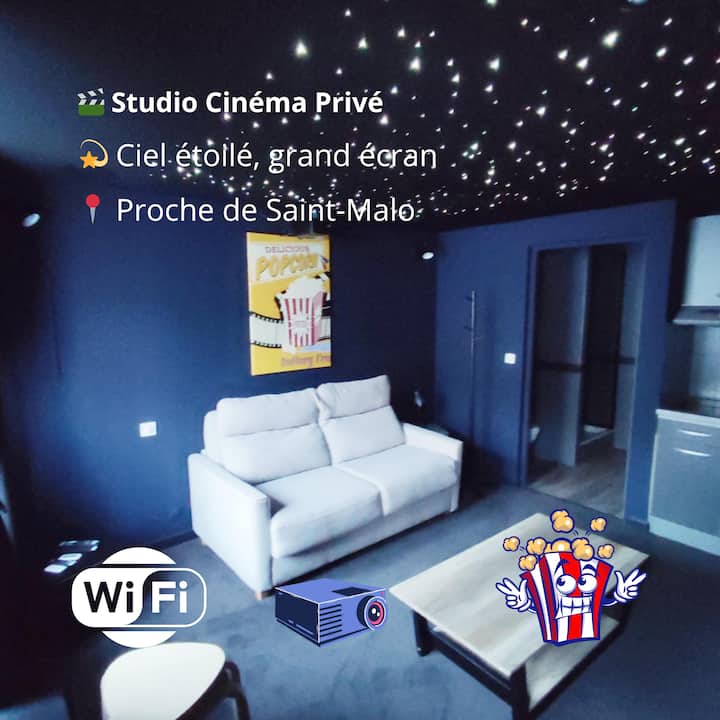 Nuit Cocooning à Deux – Grand éCran & Ciel éToilé - Miniac-Morvan