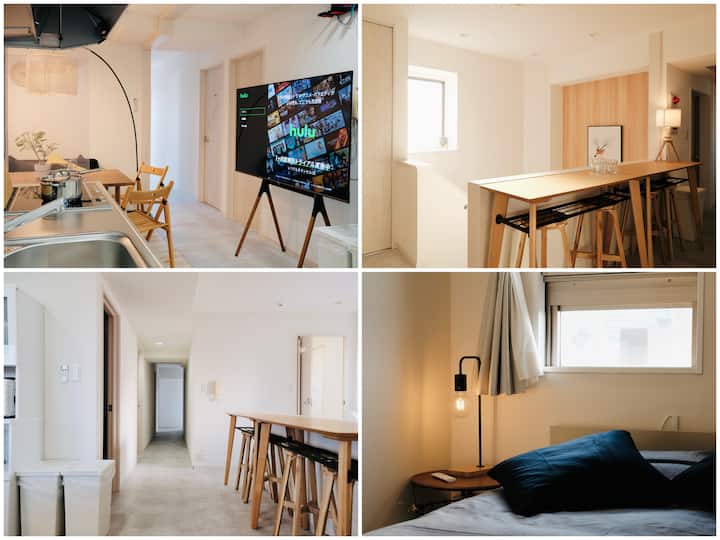 #Kbk9ab｜新宿・歌舞伎町｜11卧室220㎡超大复式公寓｜超级繁华地段｜东新宿站步行3分钟 - Ikebukuro