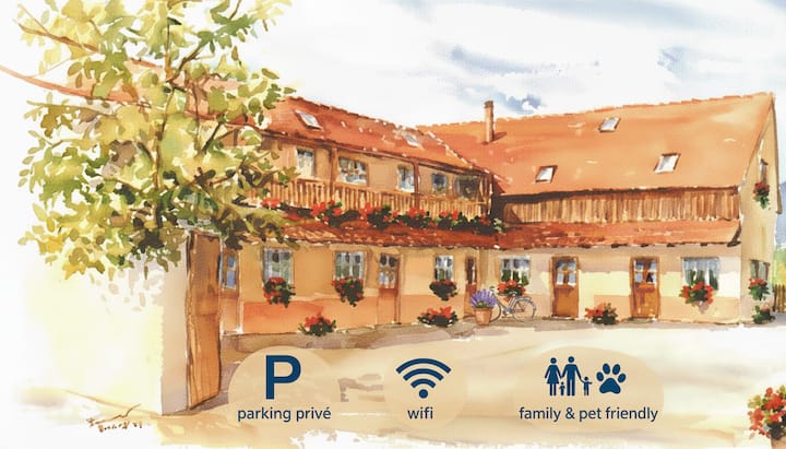 Gîte L'erable- Parking - Terrasse & Pet Friendly - Colmar