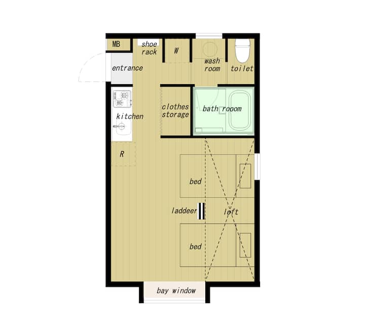 Newly Built Loft Villa In 2025[2f] /Up To 6 Guests - Hakone