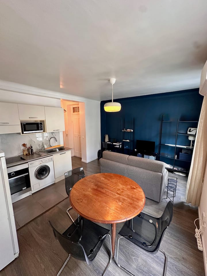 2 Pièces Climatisé, Centre Nice, Plage à Pied - Plage Mala