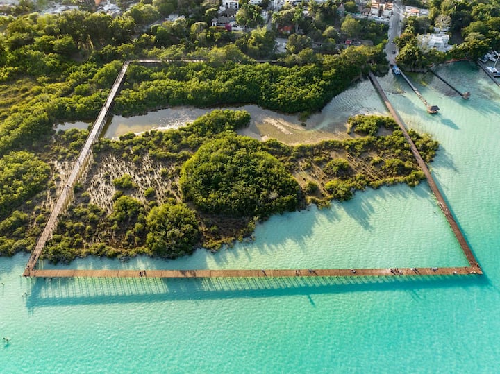 Hospedaje A 100 M De La Laguna Y Acceso Público - Bacalar