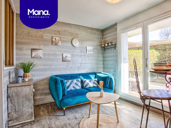 Les Dunes - Jardin Privatif - Plage à 500 Mètres - Merville-Franceville-Plage