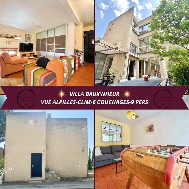 Villa Baux’nheur - Vue Alpilles | Clim | 9 Pers - Saint-Rémy-de-Provence