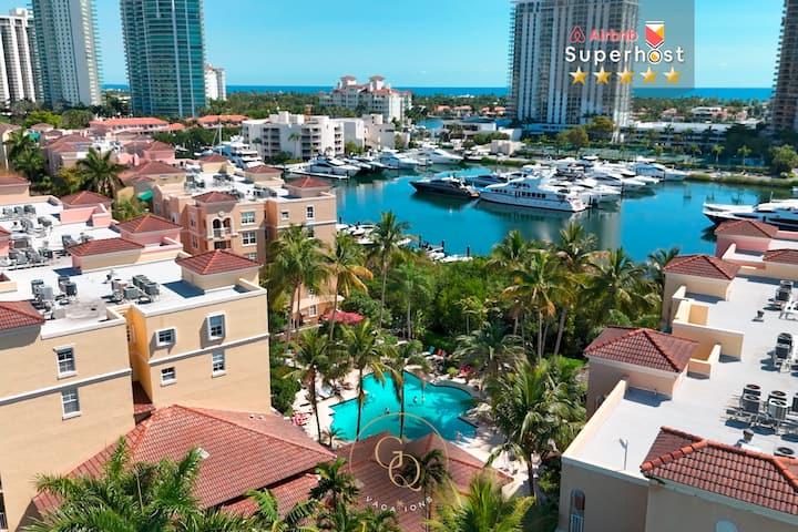 Best Yacht Club Apt. 5 Min Drive To Beach W/ Pool! - Aventura, FL