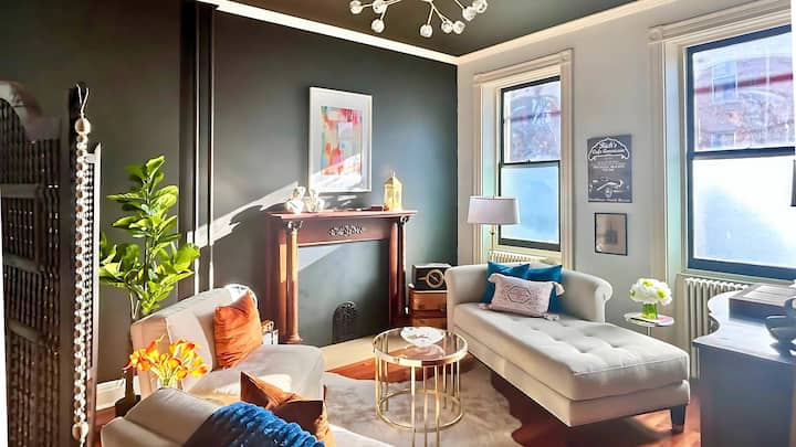 5br Hollywood-glam-themed Home+sauna | Sleeps 12 - 蘭開斯特