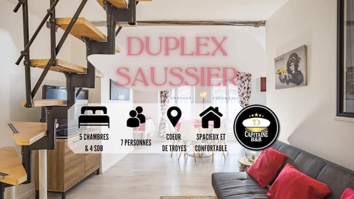 Duplex Saussier - Centre Historique - Ideal Groupe - Troyes