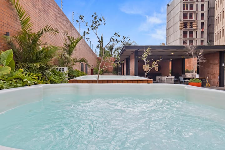 Loft Ac/wifi + Jacuzzi/gym Minerva - Guadalajara