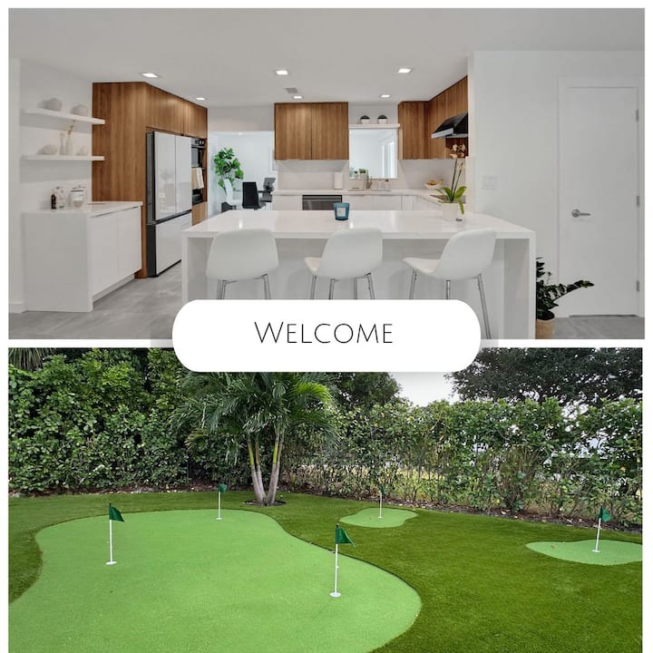 Stylish 3/2 | East Boca | Spa | Putting Green - Boca Raton, FL