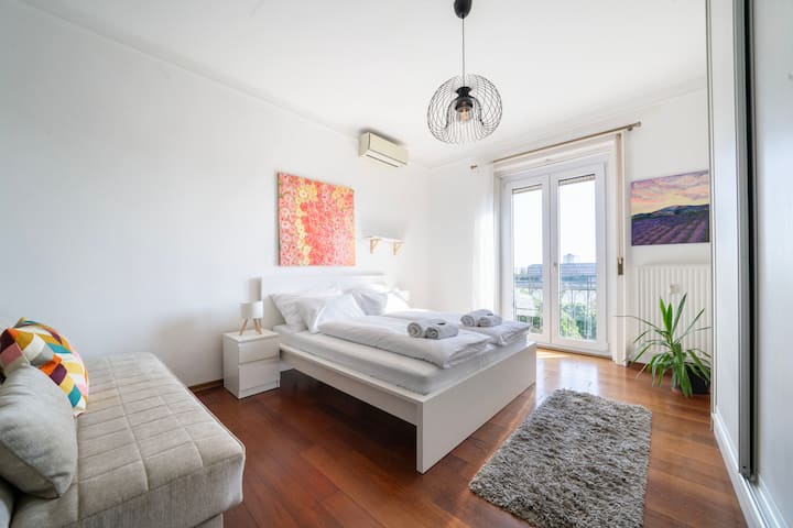 Aurelia Suite – Spacious W/ Ac & Danube View - Budapest