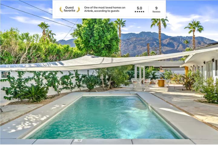 Villa | Firepit, Bbq & Casita - Palm Springs