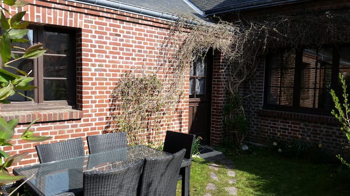 Maison De Pêcheur - 250 M Plage - Terrasse Privée - Étretat