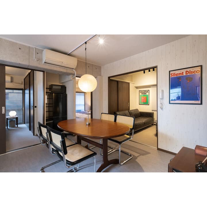 Walk To Namba | 63㎡ Designer 2br Apt | 6 Pax - Japan