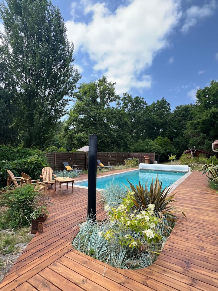 Maison Au Calme Avec Piscine - Vendays-Montalivet