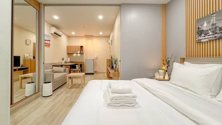 Nimman Vibes : Washer/kitchen/balcony / Near Maya - Chiang Mai, Thailand