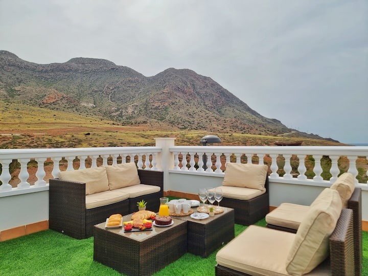 Casa Encantos Del Mar, La Fabriquilla,cabo De Gata - Cabo de Gata