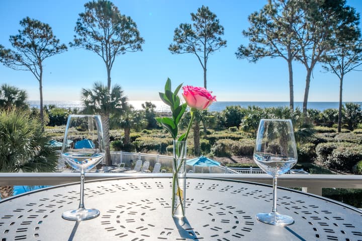 Priceless Ocean View, King Bed, Heated Pool - 힐턴 헤드 아일랜드