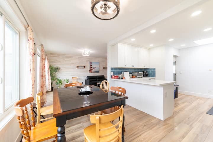 66e- Large 4br Home Near Bart, Shopping Ctr & Golf - Daly City