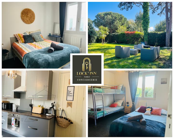Maison Des Pins - Jardin, Calme & Plage - Royan