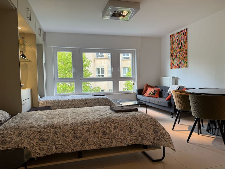 Bright Quiet & Spacious Studio 5 Min From Center - Luxemburg (Stadt)