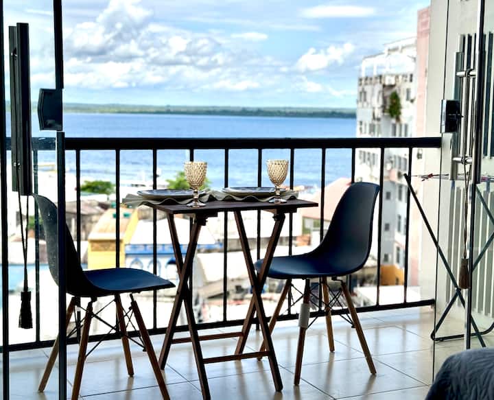 Stúdio 918 C/vista Rio – Próx. Teatro Am. Wi-fi\ac - Manaus