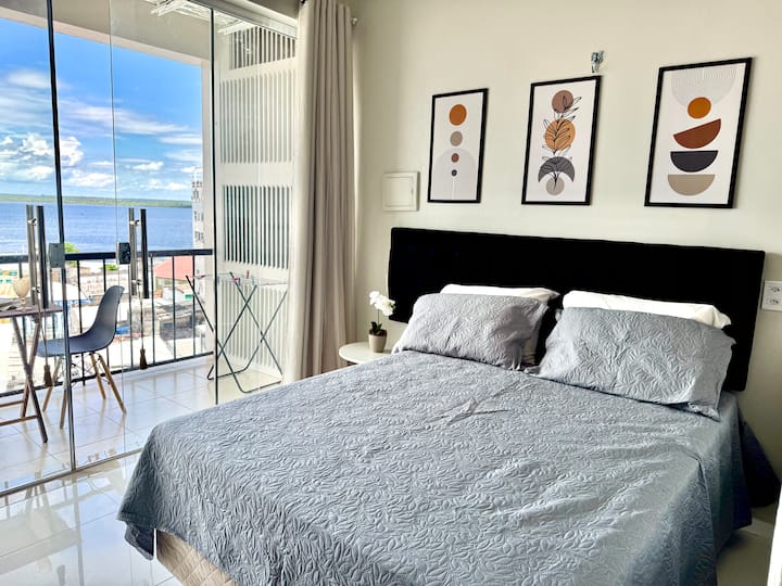 Stúdio 918 C/vista Rio – Próx. Teatro Am. Wi-fi\ac - Manaus