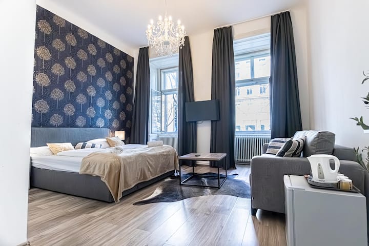 Spacious Quad Room On Mariahilferstr. View! - Vienne