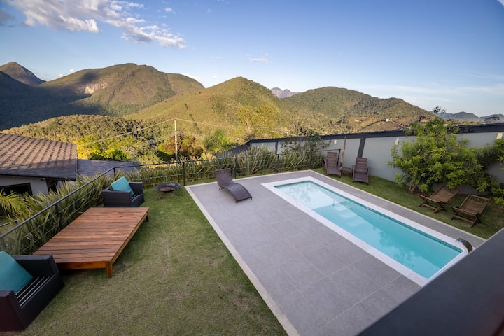 Casa Das Nuvens Terê Com Vista Para As Montanhas - Brésil