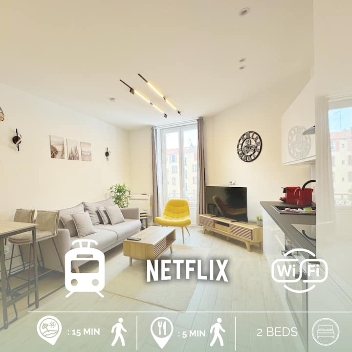 Authentique 3p Nice Centre - Nizza