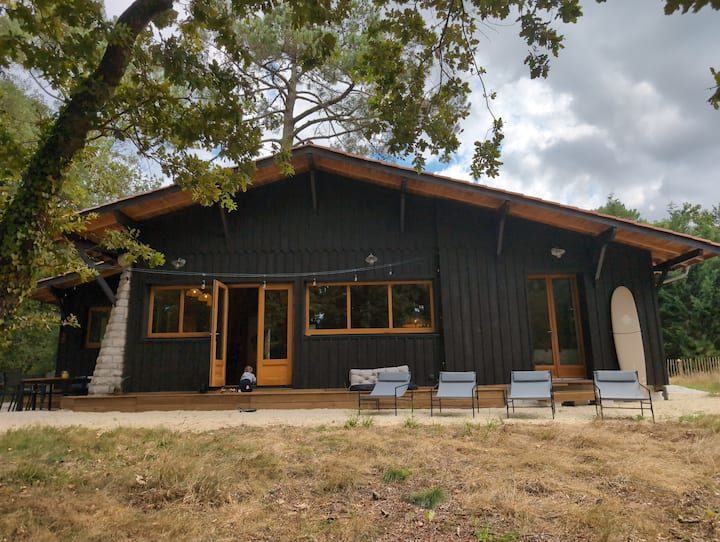Chalet Surf & Yoga En Nature - Mézos