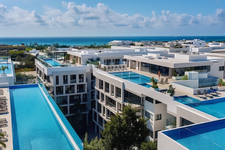 Ipana-rooftop + Vista Increíble · 2br De Ensueño - Playa del Carmen