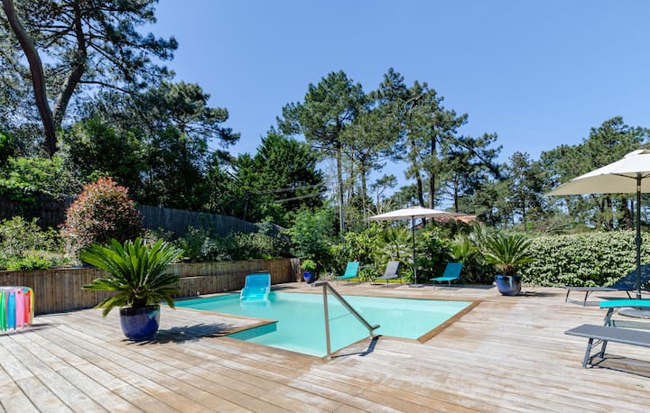 Luxury 6br Villa | Heated Pool |Playground |Garden - Cap Ferret