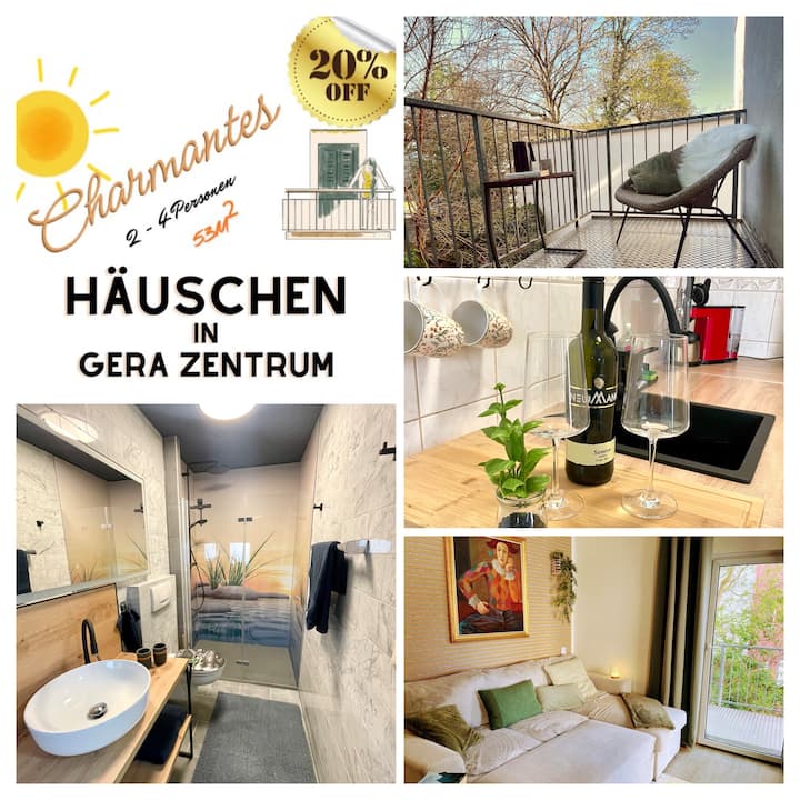 Charmantes Ruhiges Häuschen Mitten Im Zentrum - Gera