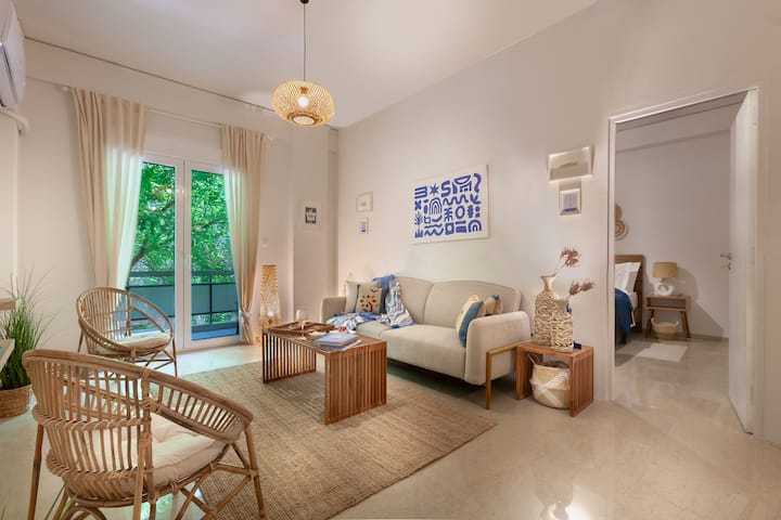 New Spacious 3br Apt Near Kypseli • 8-min To Metro - Atenas