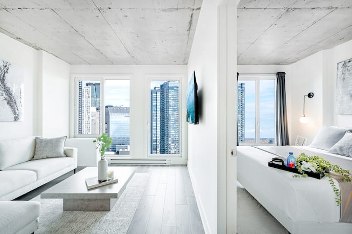 Sleek Soho Space - Montréal Center - Free Parking - 拉薩爾