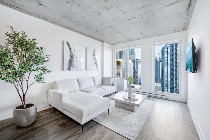 Sleek Soho Space - Montréal Center - Free Parking - Lasalle