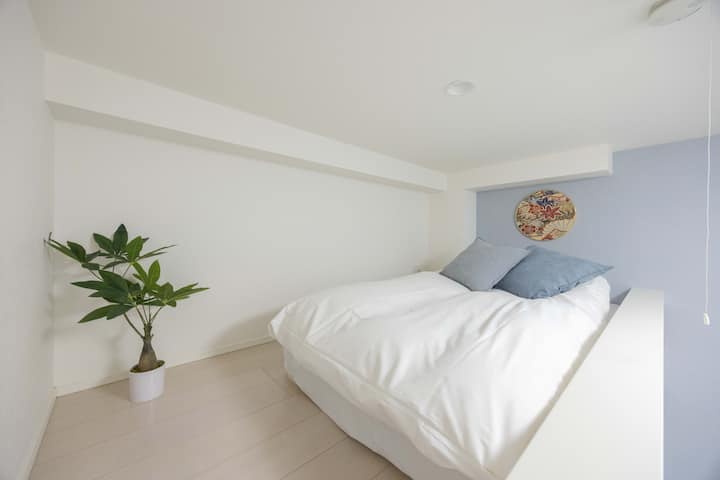 東京で落ち着いて過ごす｜新宿・大久保｜長期滞在向けロフト付き1r - Nakano