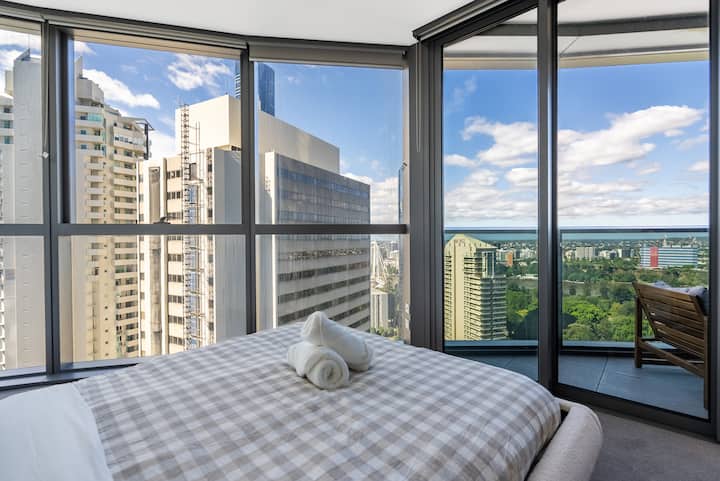 New Apt In Queens Wharf Lv21 With Sofa Bed - Brisbane