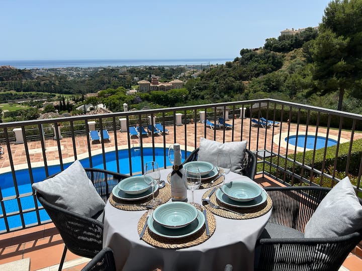 Amazing Sea View Apartment (4p) Marbella-benahavis - Benahavís
