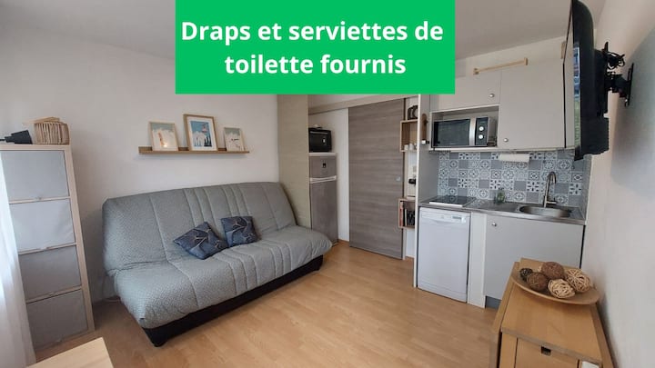 Studio Balcon La Godille 19m² - 4 Pers.-le Dôme A - Prapoutel