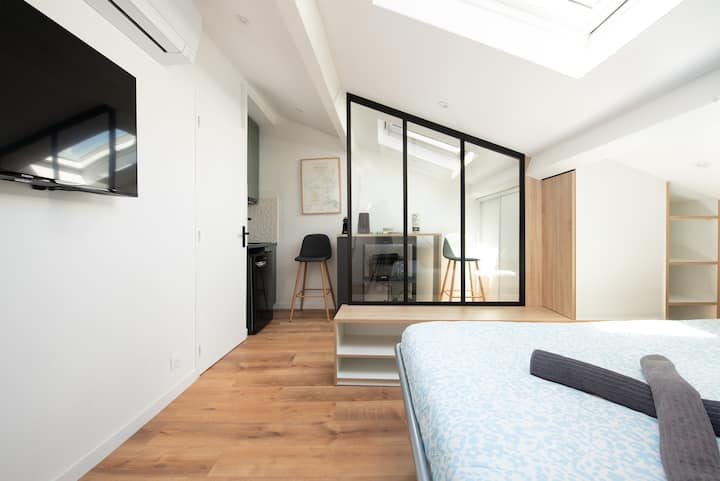 Ô Saint-michel: Studio Climatisé à 200 M Du Métro - Castanet-Tolosan