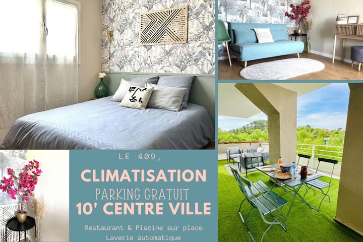 Le 409 • Confort Moderne à Aix, Clim & Parking - Aix-en-Provence