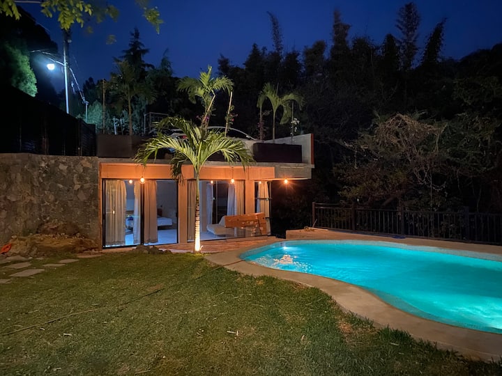 Casa Ciruelo Tepoztlán -Alberca Climatizada Solar - Tepoztlán