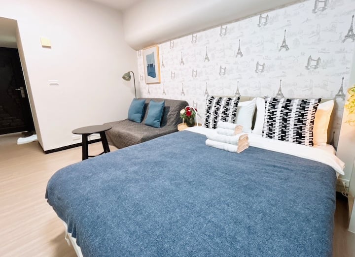 Taipei Mrt Zhongshan /Elevator/microwave/kitchen - 內湖區