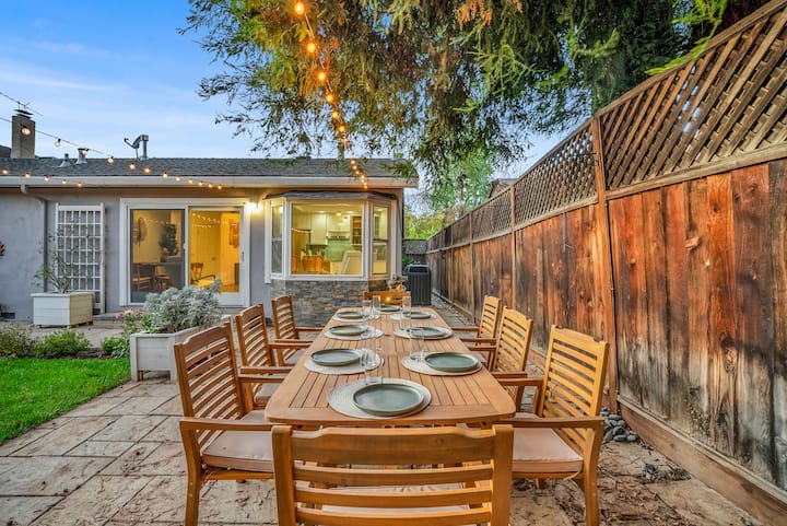 Japandi Garden Home/jacuzzi/game Room/bbq/fire Pit - San Jose, CA