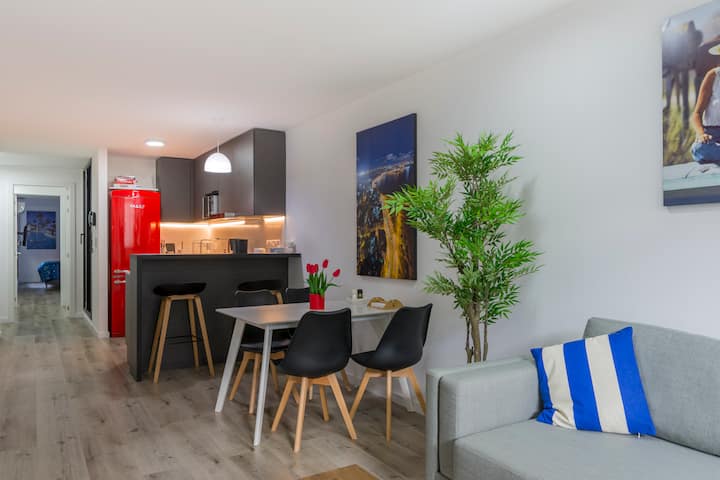 Pocitos Apartamento Brio W/2 King Beds, 3 Tvs, W/d - Montevidéu