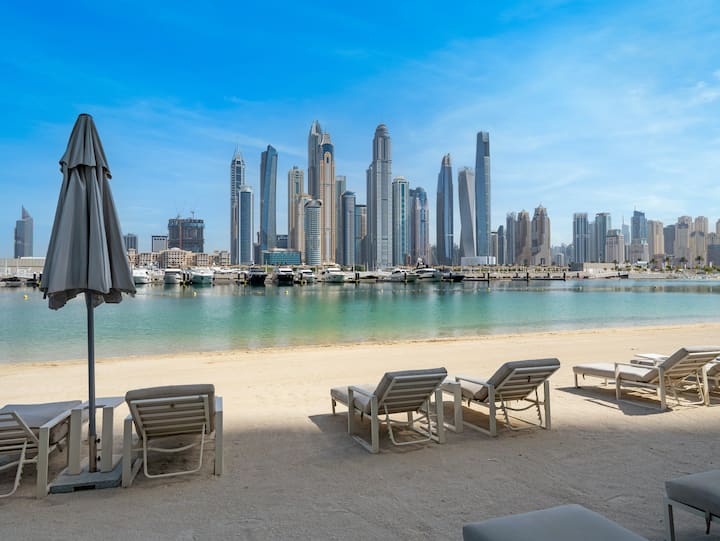 Chic 1 Bedroom On Private Beach In Dubai Harbour - Dubai
