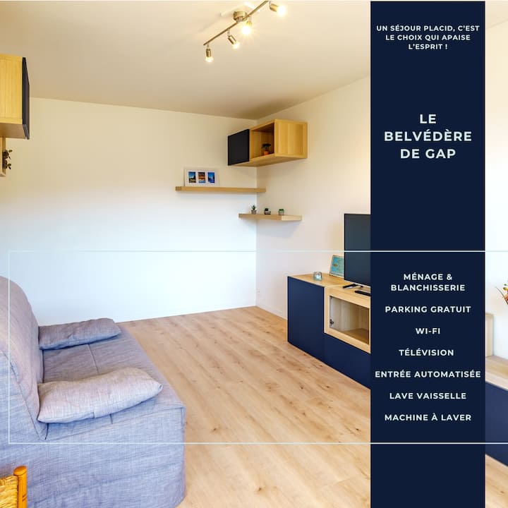 Le Belvédère - Wifi/fibre - Parking Gratuit - Gap