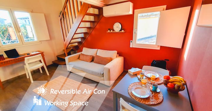 Clim - Vue Sur Les Toits - Le Nid Des Teinturiers - Avignon